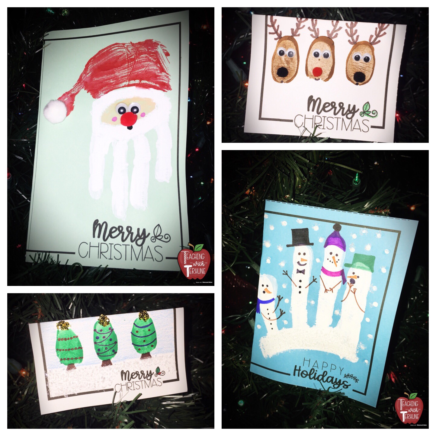 Teaching With Terhune: CHRISTMAS CARD IDEAS FOR PARENTS