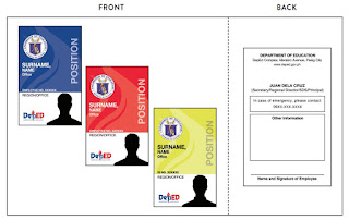 Official Identification Card (ID) Template for DepEd Employees ...