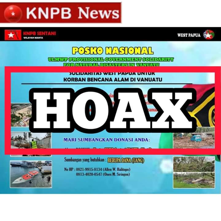 KNPB Sentani Tidak Galang Dana