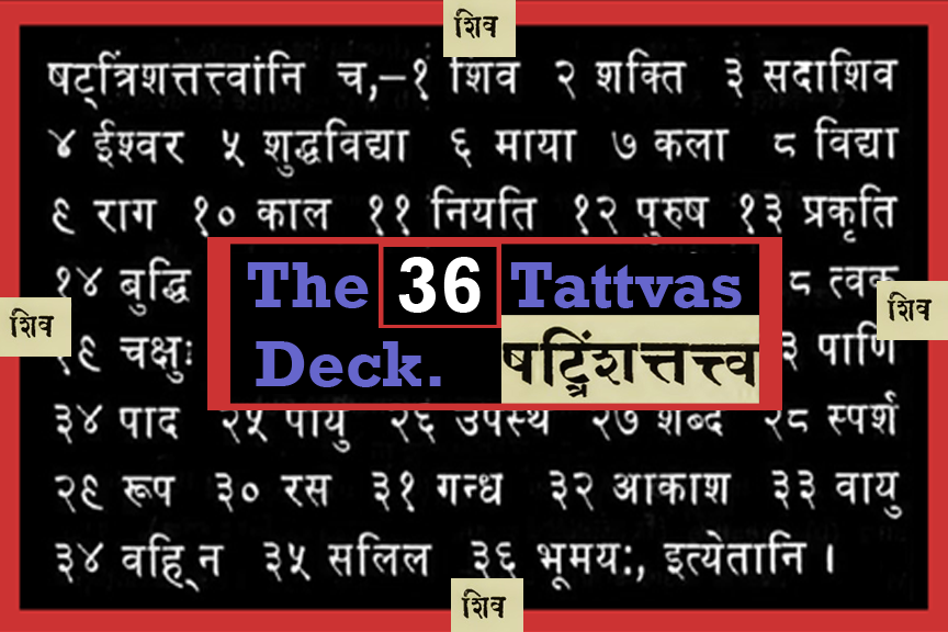 Books: The 36 Tattvas Deck + Guide (36 Cards)