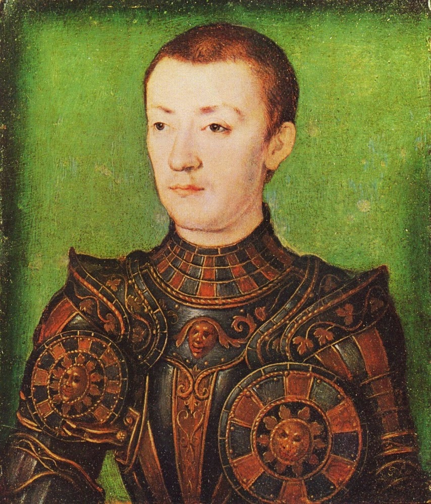 FRENCH PAINTERS: Corneille DE LYON Portrait of Henri II c.1536