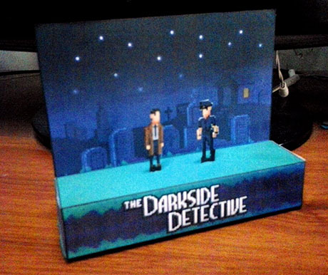 The Darkside Detective Paper Diorama | Paperized Crafts