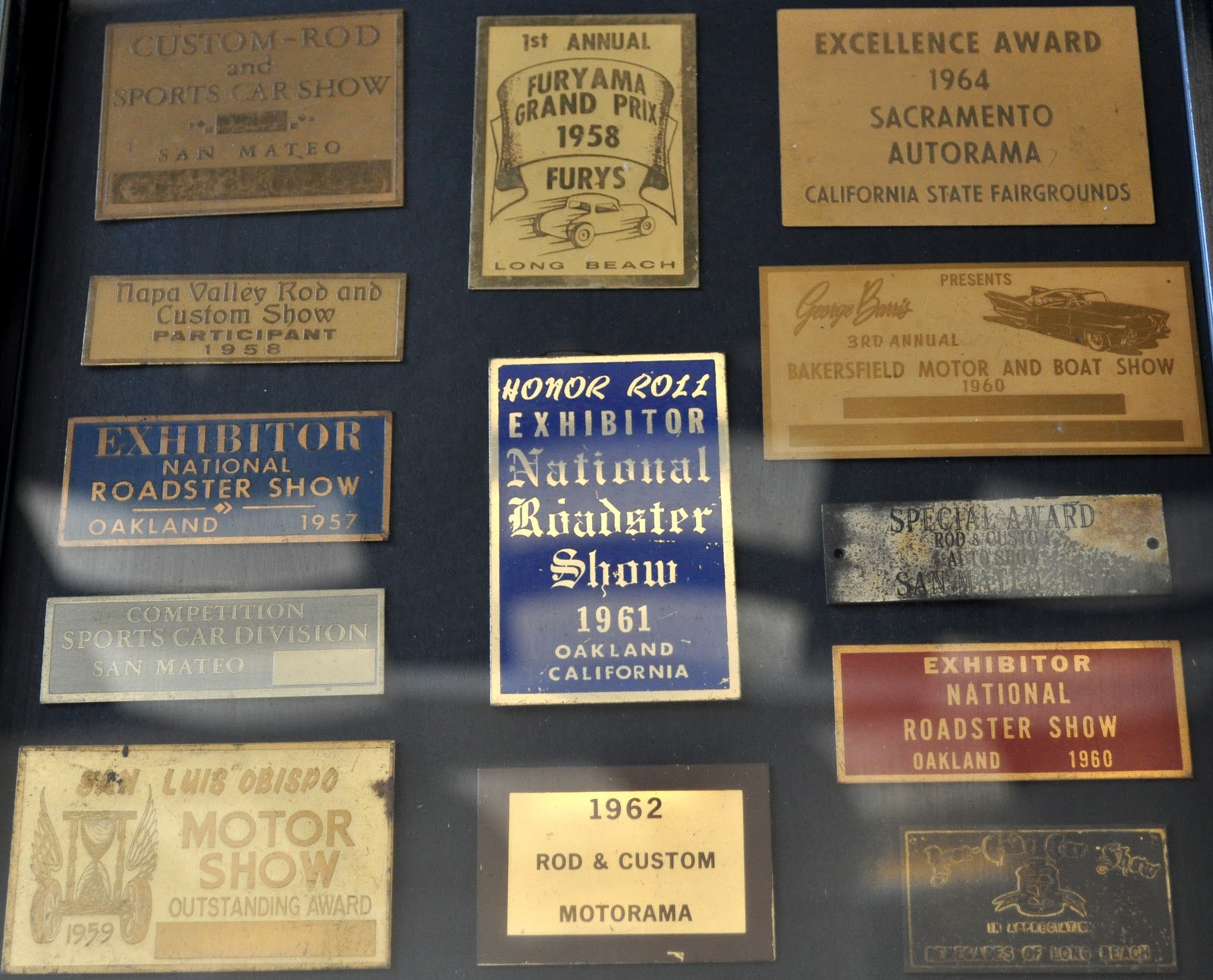 Just A Car Guy: Vintage dash plaques from the 50's and 60's