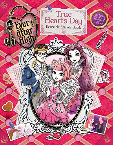 Ever After High True Hearts Day Reusable Sticker Book Books | EAH Merch