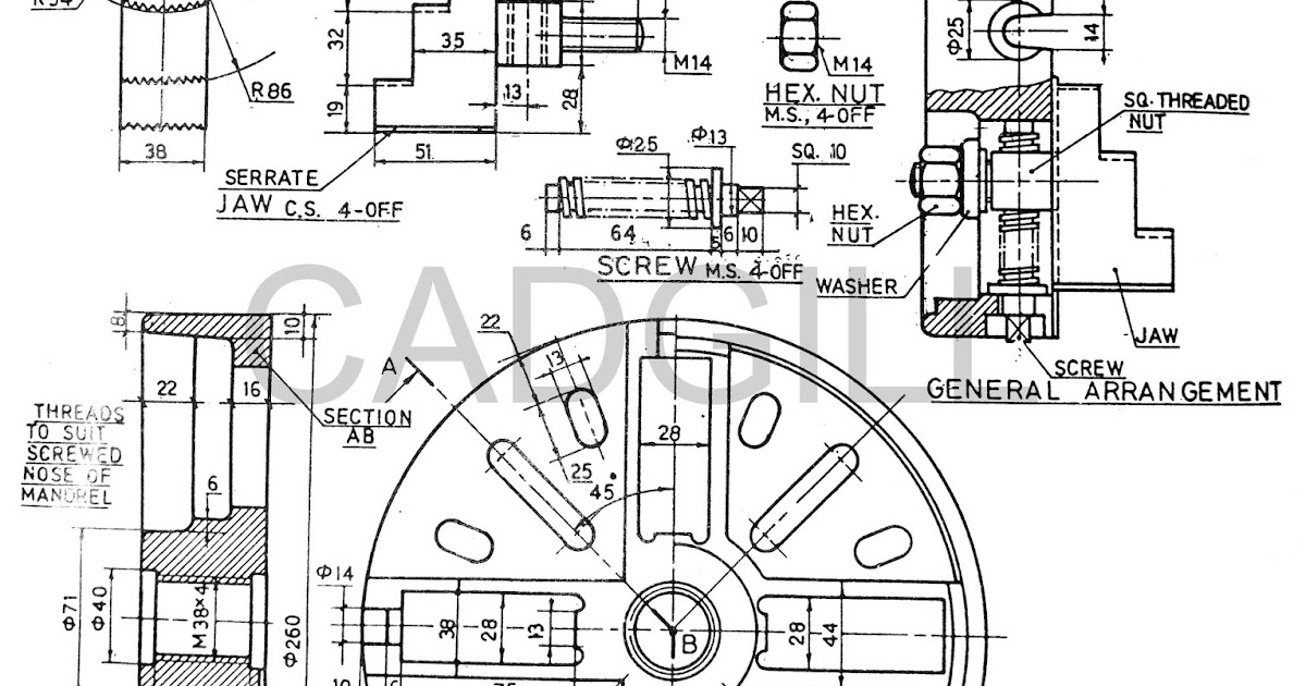 Mechanical Machine Design: Four Jaw Chuck Assembly SolidWorks Video ...