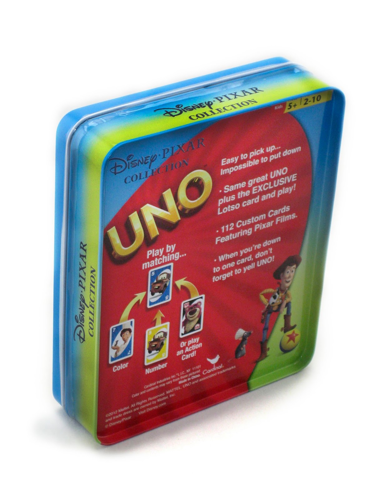 Dan the Pixar Fan: Pixar Collection: Uno Card Game