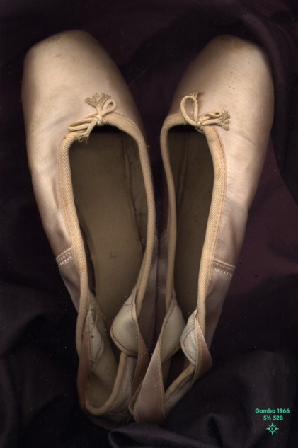 Antique Pointe Shoes: Gamba