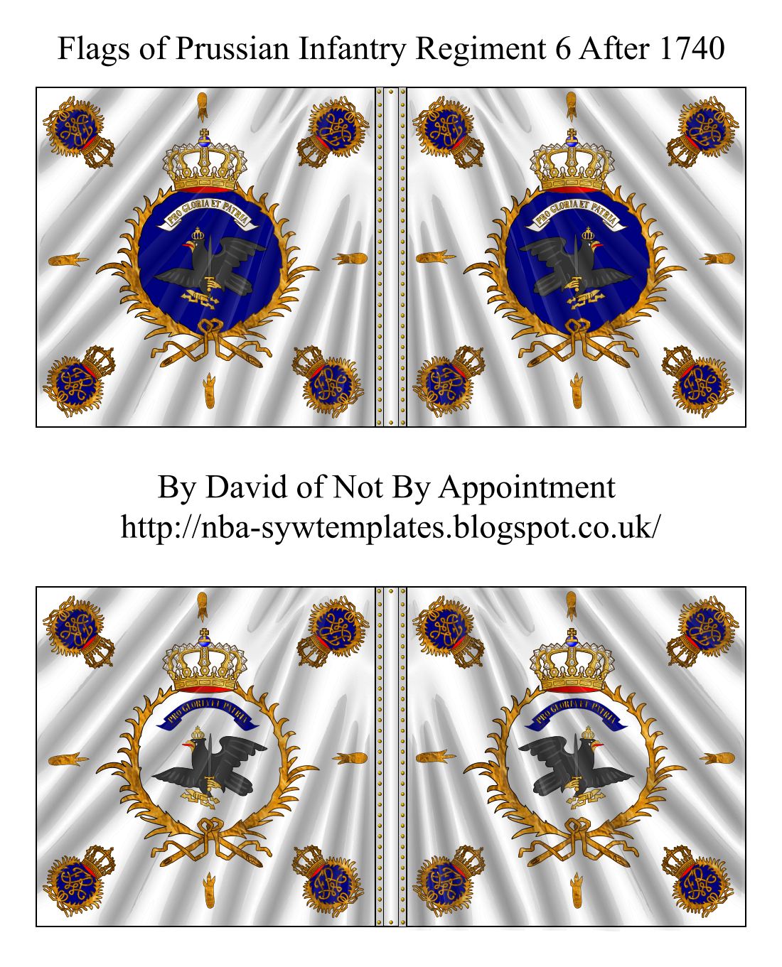 Not By Appointment: Rossbach Prussian Flags Project - Flags of Prussian ...