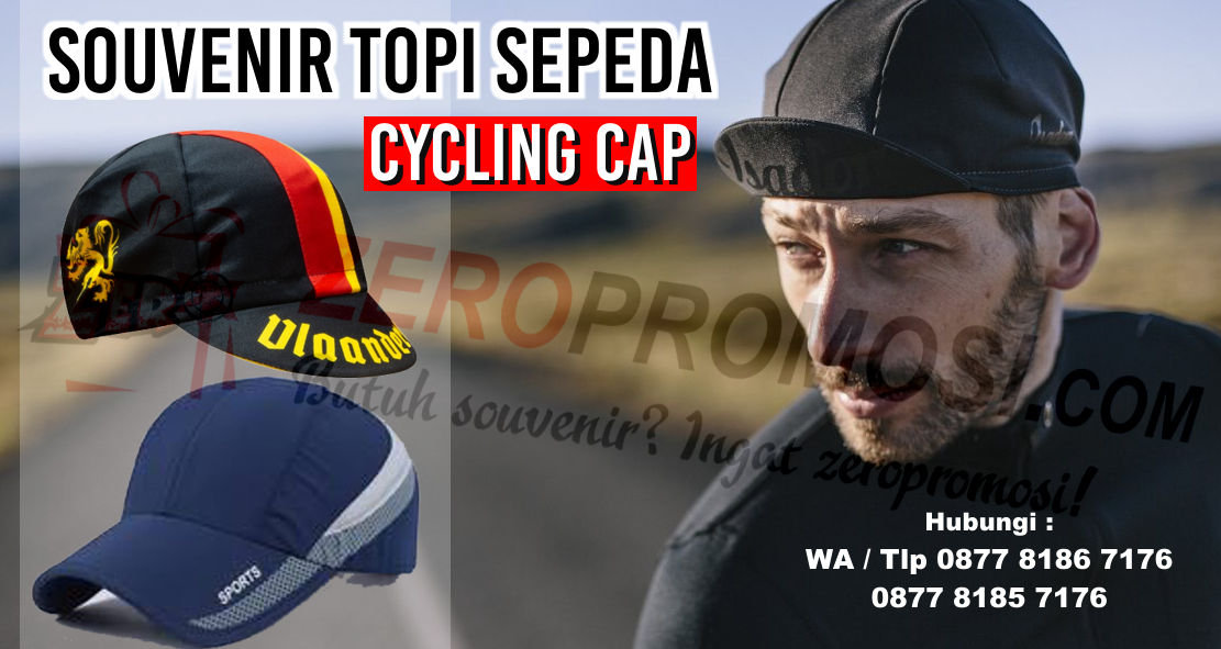 Produksi topi promosi model Topi Sepeda - sepeda cap | zeropromosi ...