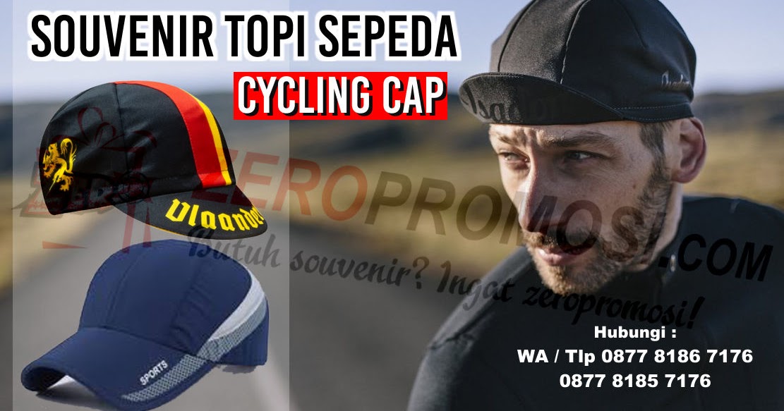 Produksi topi promosi model Topi Sepeda - sepeda cap | zeropromosi ...