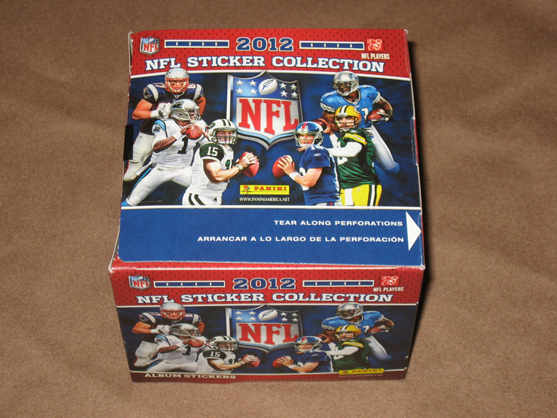 All About Sports Cards: 2012 Panini NFL Sticker Collection Kicks Off ...