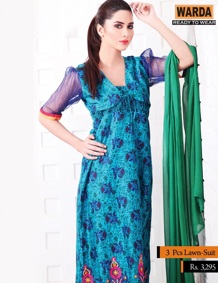 Warda Designer Lawn Suits Summer Collection 2013 Vol-2 | Fresh ...