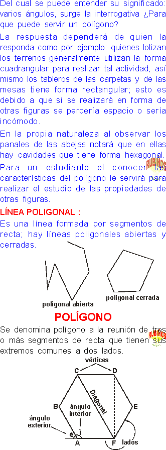 POLÍGONOS FÓRMULAS PROPIEDADES Y EJEMPLOS CON SOLUCIONES