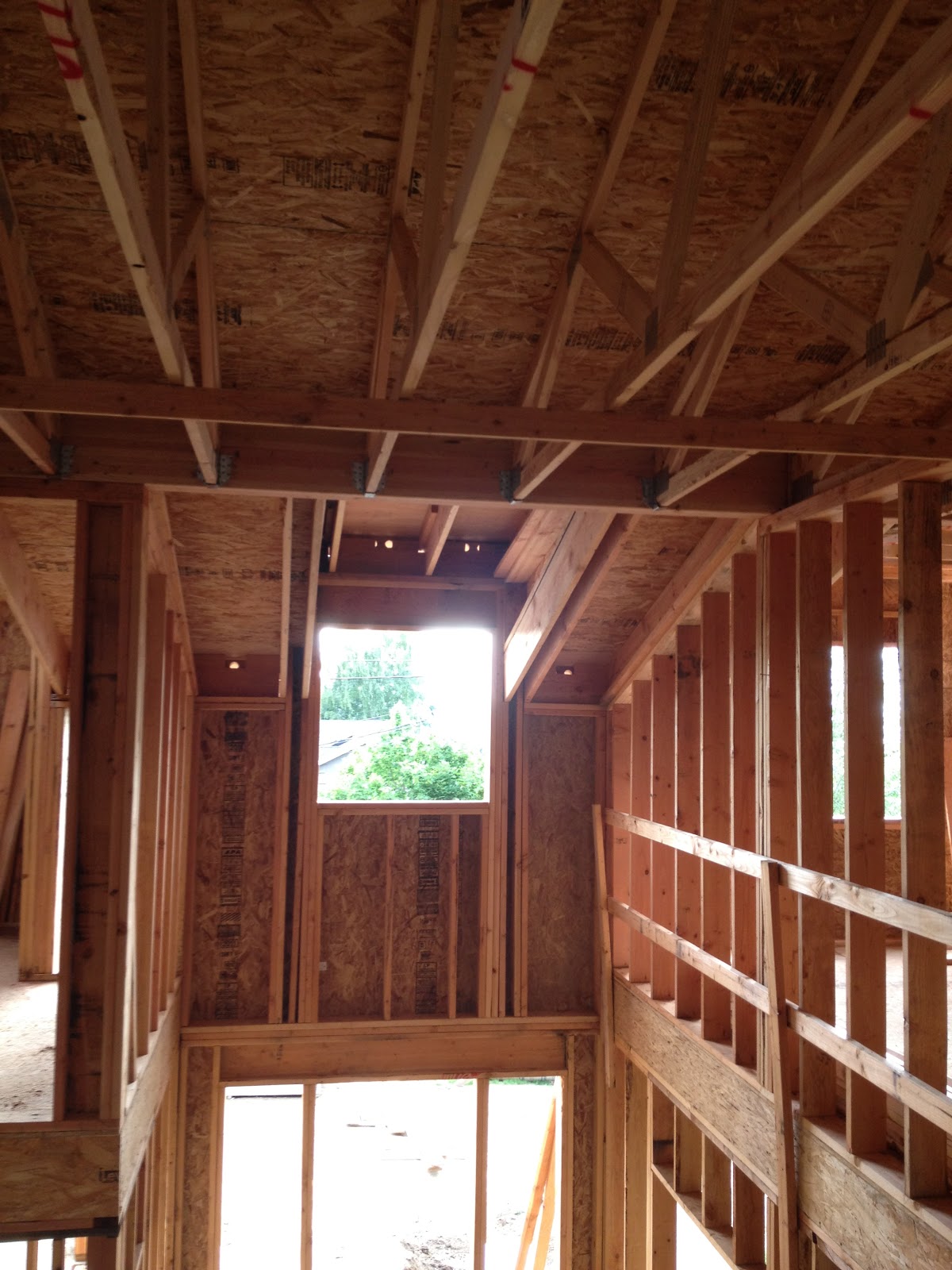 Building our dream home, from the ground up: Progress photos - trusses ...