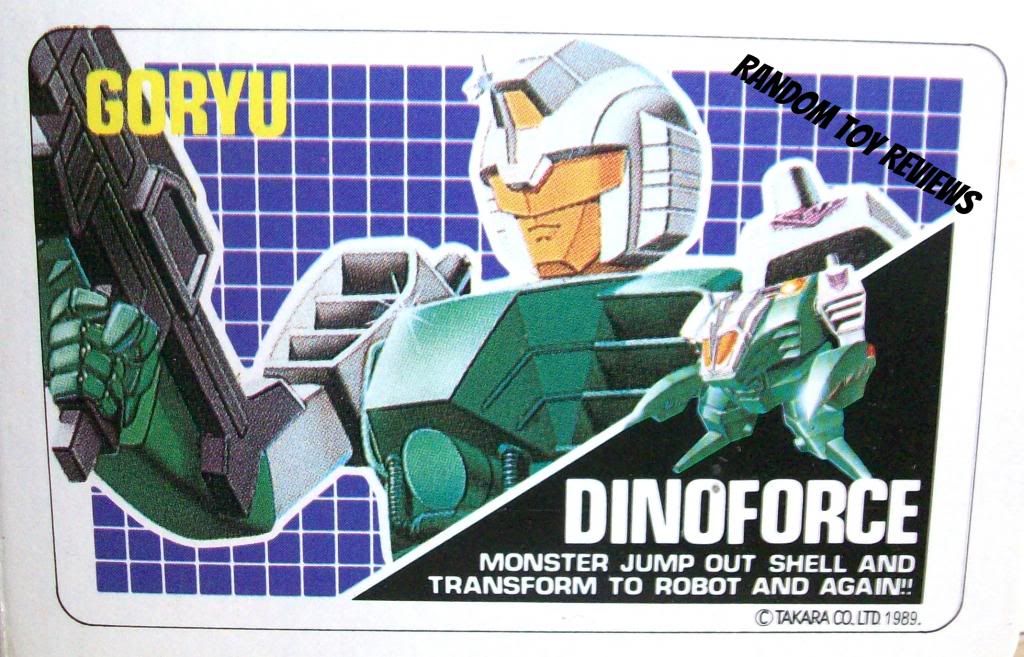Random Toy Reviews: Transformers G1 Victory: Goryu D-322 (Dinoforce)
