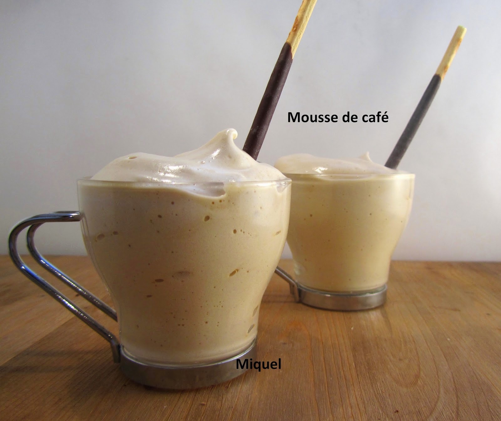 Les receptes del Miquel: Mousse de café,reto Tía Alia