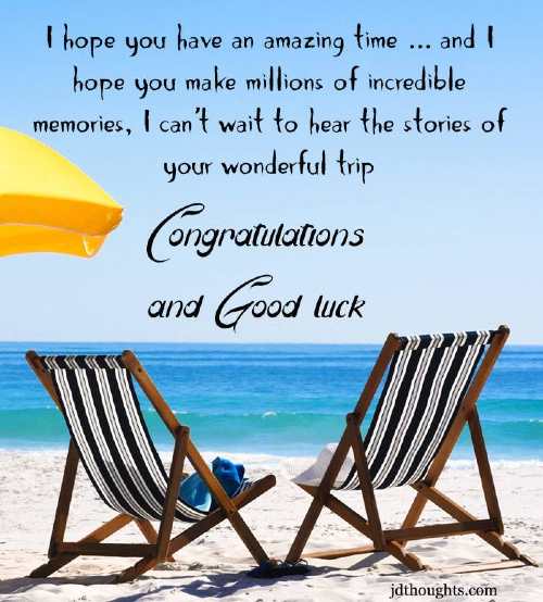 Congratulation messages for holiday trip: Wishes and Quotes
