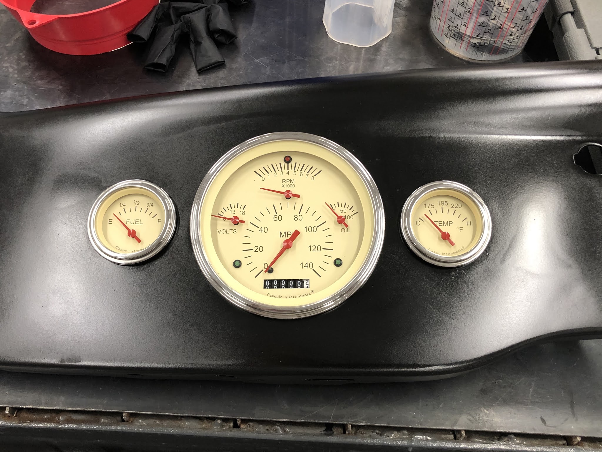Installing Classic Industries Tetra Gauges in a 1936 Ford Coupe