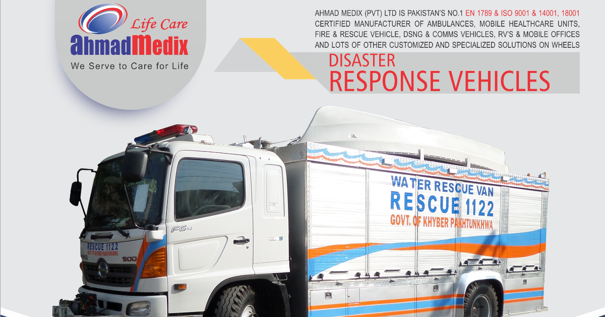 DISASTER RESPONSE - RESCUE VEHICLES - WATER RESCUE VEHICLES