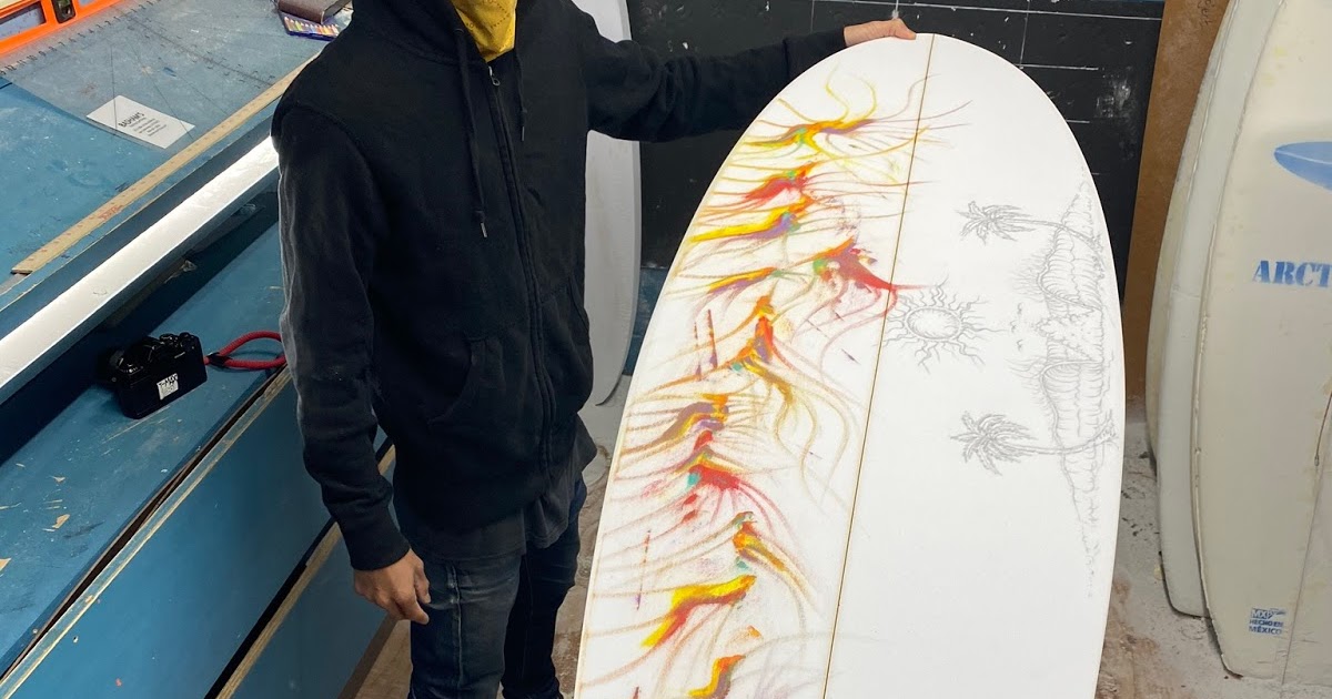 Surfer-Shaper-Artist : Custom made 5’4 fish