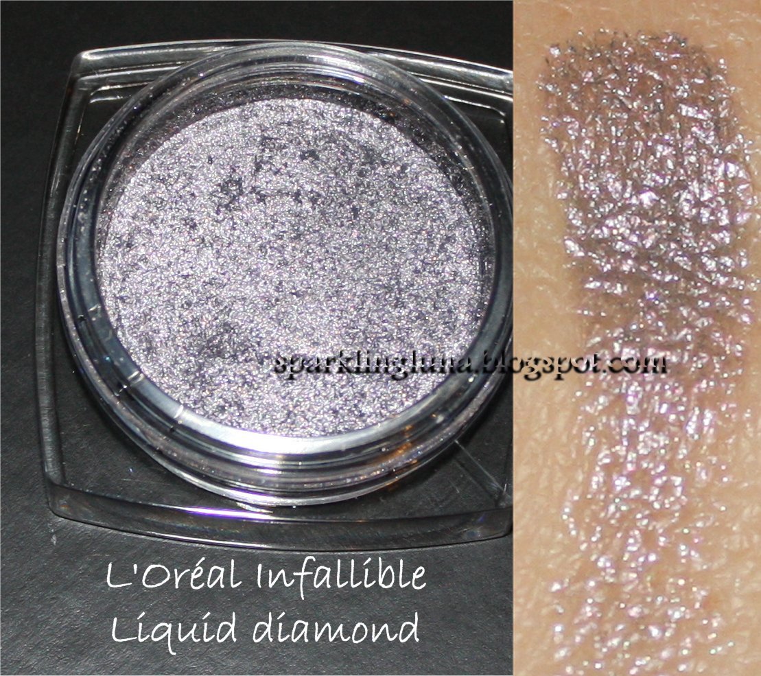 Sparkling Luna: EOTD : L'Oréal Infallible Liquid Diamond - Purple ...