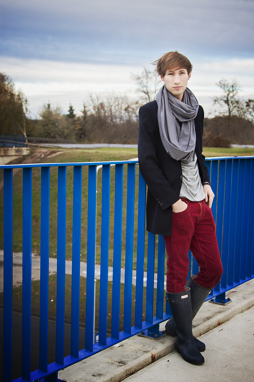 Boy in Hunter's ! - Igor Rądlewski - fashion blog, męski blog modowy.