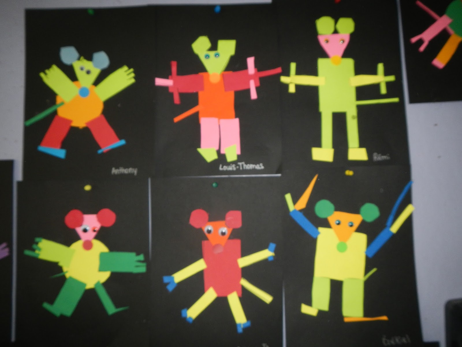 À la maternelle de Chantal: Formes géométriques et .... souris!