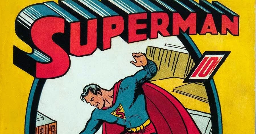 Superman #1 - Joe Shuster cover + 1st issue - Pencil Ink