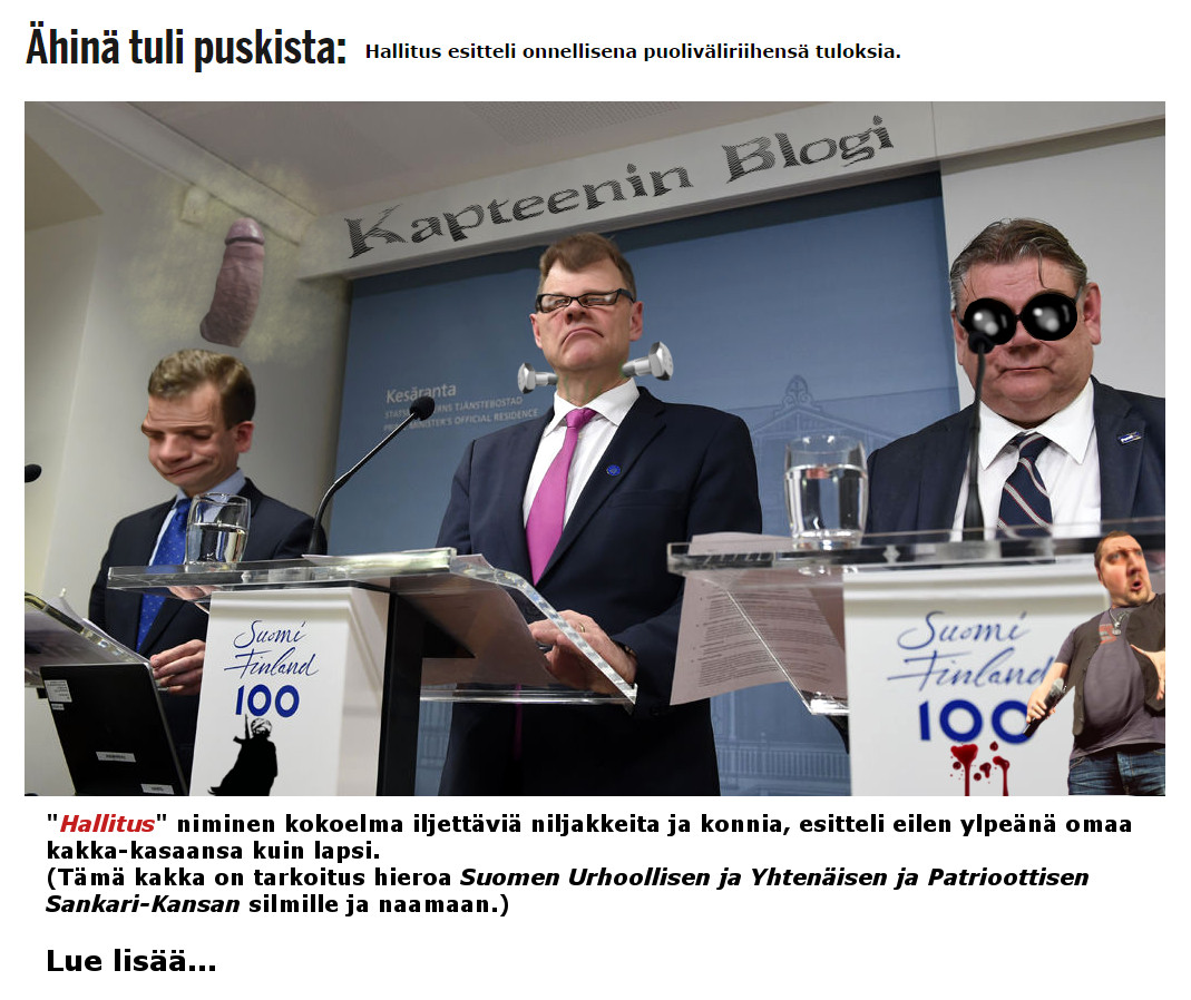 Kapteenin Blogi: "Riihi"kuivaa kakkaa