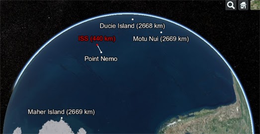 Maps Mania: Point Nemo & the ISS