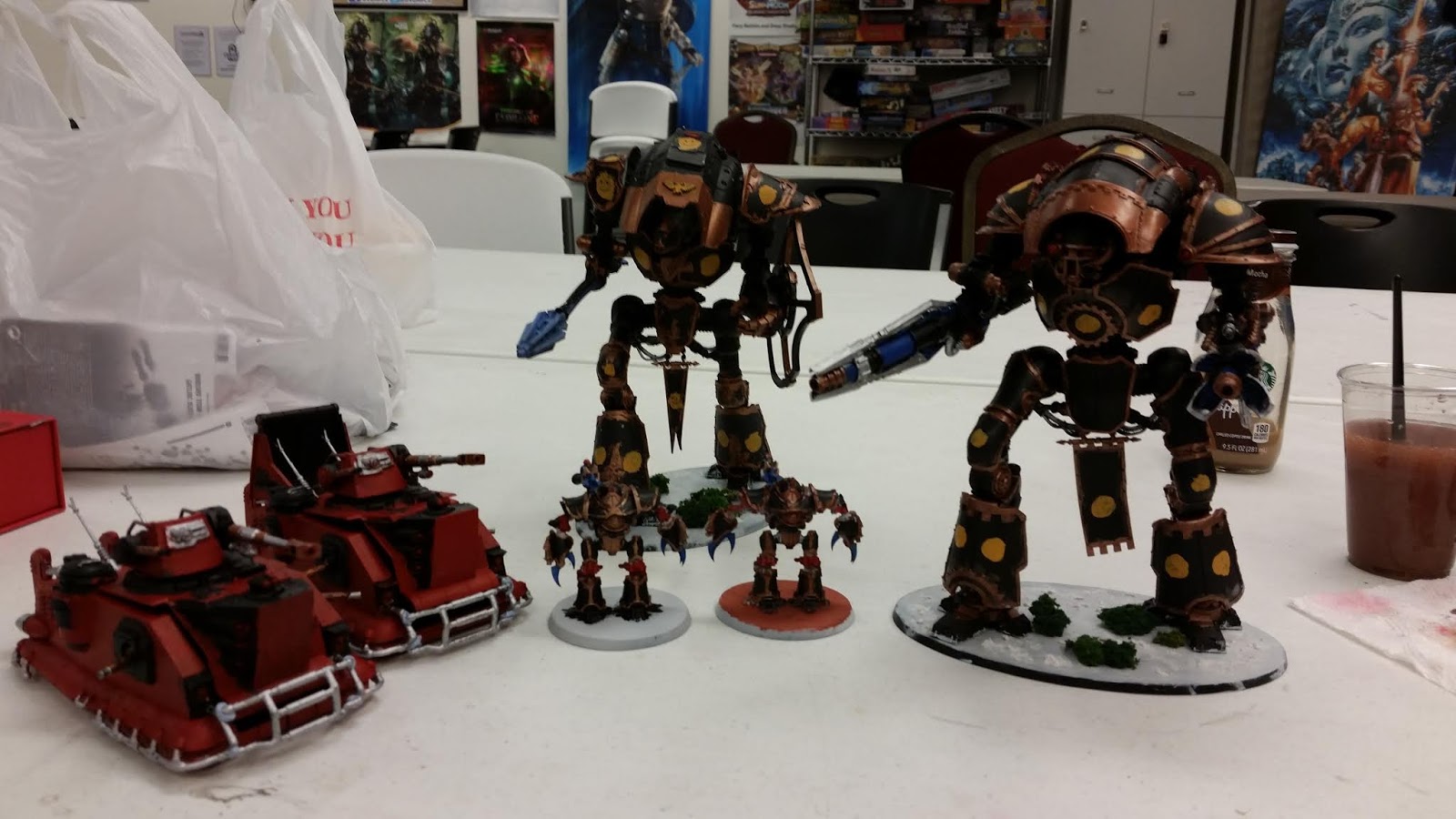 Imperial Knights and Adeptus Mechanicus: Painted Cerastus Knight Atrapos!
