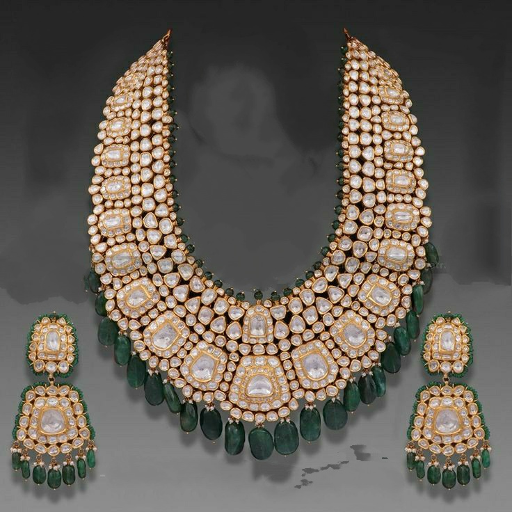 Polki necklace designs
