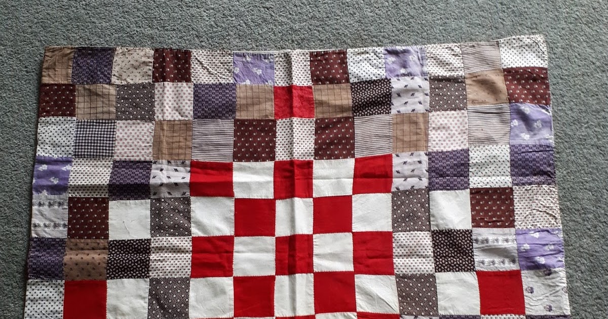 Welsh Quilts: Patchwork Cot Quilt from Cumbria