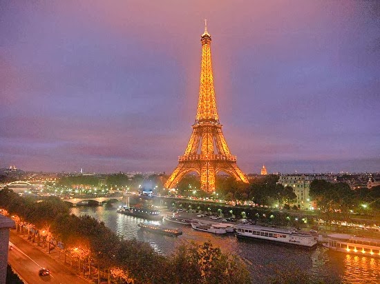 Photographers International: "Eiffel Tower at Dusk-Horizontal "Original ...