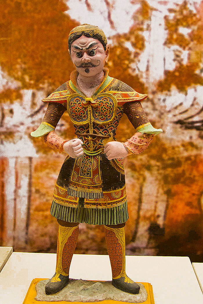 High Tang Dynasty Cord and Plaque Armor with Restored Colors 明光甲