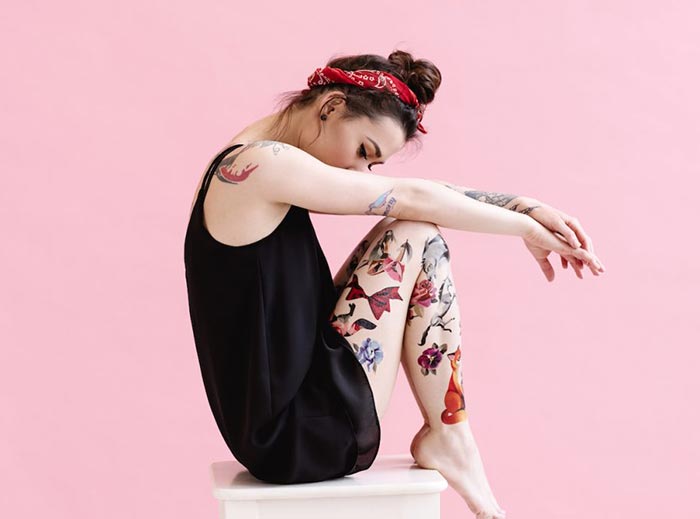 Estee Lauder x Sasha Unisex Temporary Watercolour Tattoos