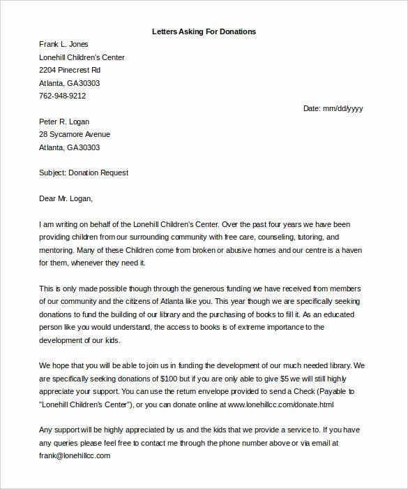 Ministry Support Letter Template ~ Resume Letter