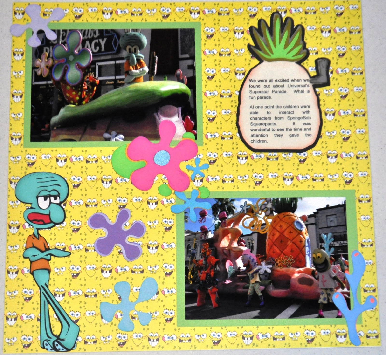My Little Spot of Sanity: Spongebob on Parade Layout