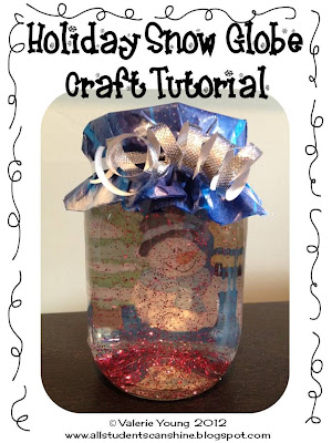 Classroom Freebies Too: Holiday Snow Globes!