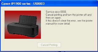 Mengatasi error 6000 printer Canon - KOLOM TEKNOLOGI