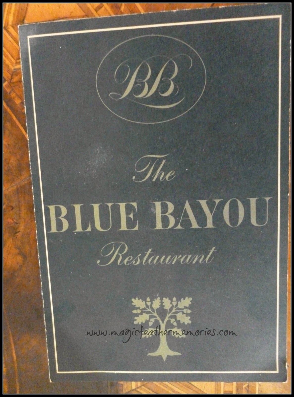 Vintage Disneyland ~ The Blue Bayou Restaurant - 1960’s Menu