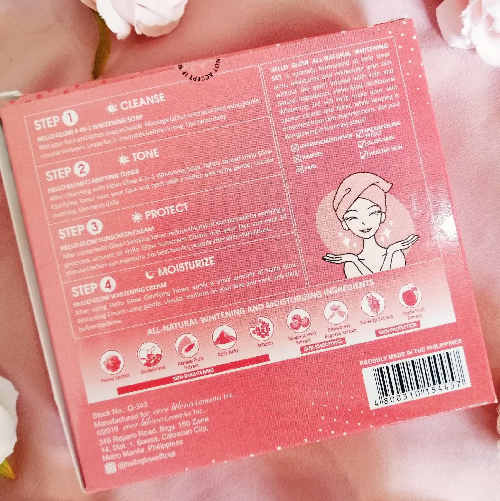 Lucky Citrine: Review: Hello Glow All-Natural Whitening Set