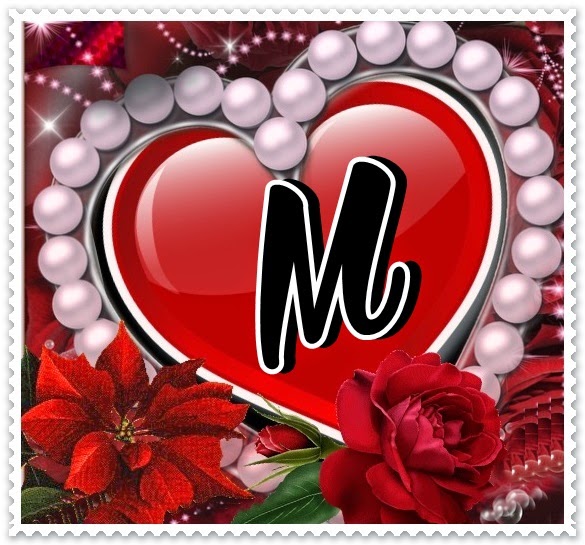 Iniciales de nombres con corazones - Imagui