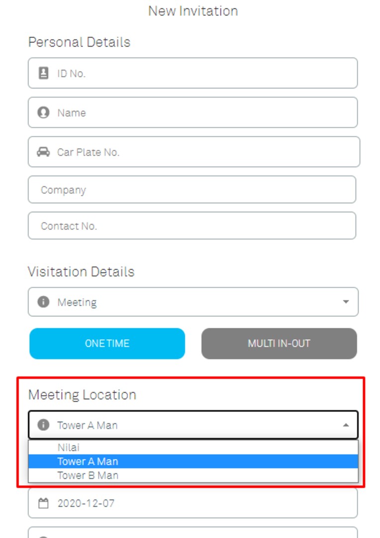 How to Set Multiple Meeting Locations in TimeTec VMS | FingerTec ...