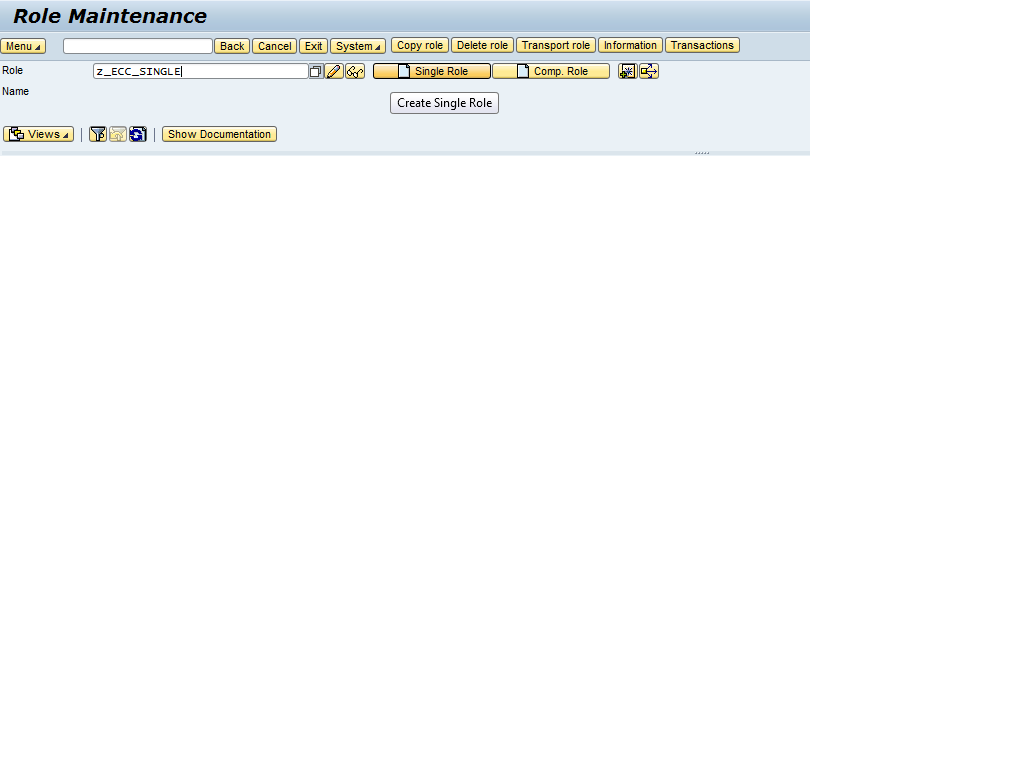 Sap Security Tutorial Single Role Creation Using Pfcg In