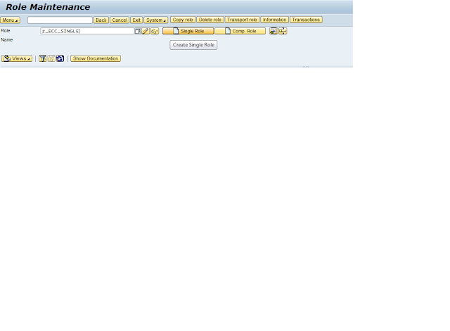 Sap Security Tutorial Single Role Creation Using Pfcg In