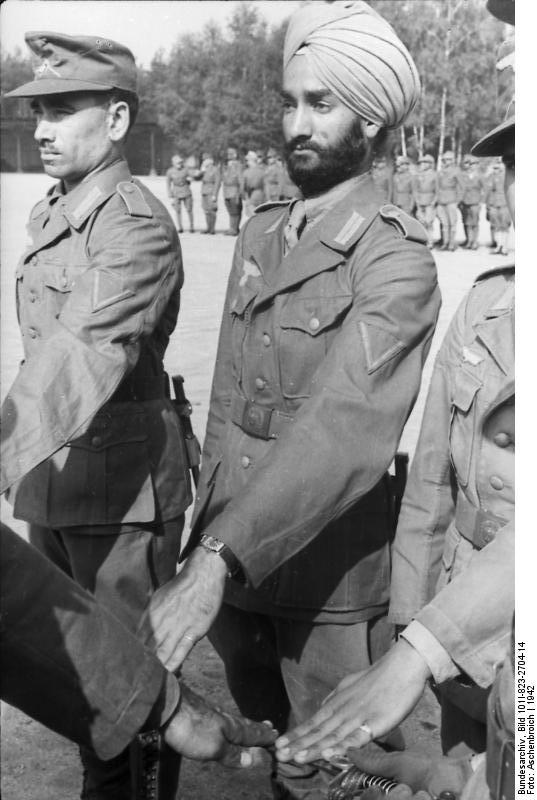 NAZI JERMAN: Foto Sukarelawan India (Legion Freies Indien) Dalam Tubuh ...