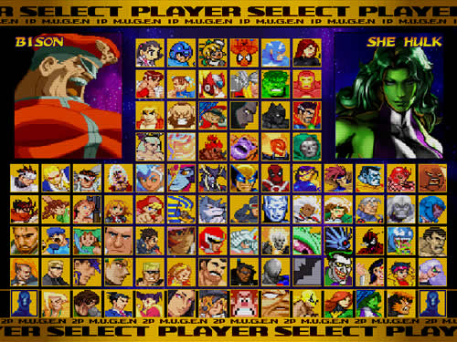 MUGEN PLAYER: MARVEL VS CAPCOM 2