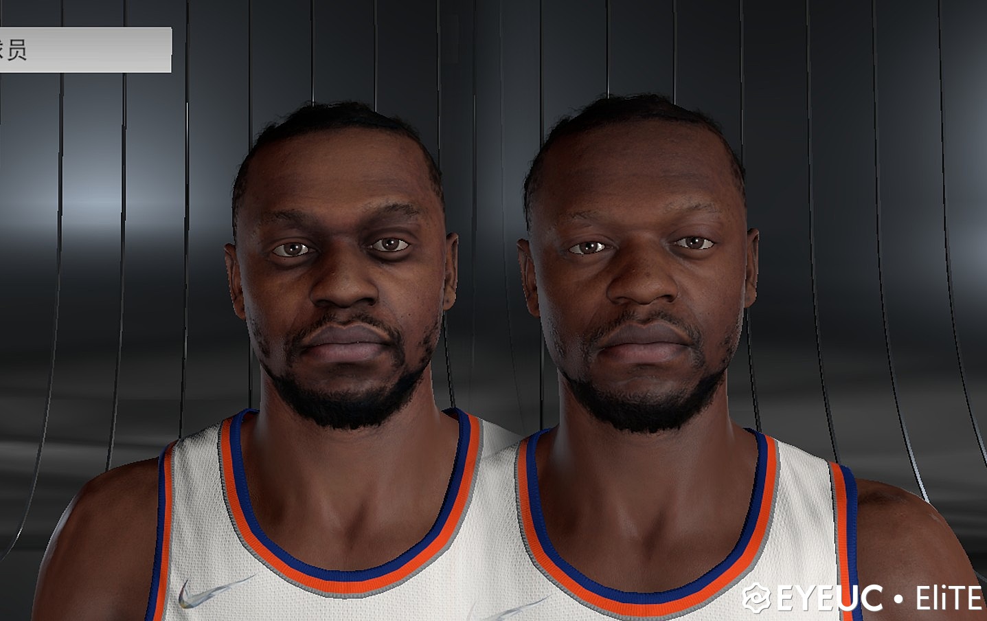 NBA 2K22 Julius Randle Cyberface and Body Model by EliTe