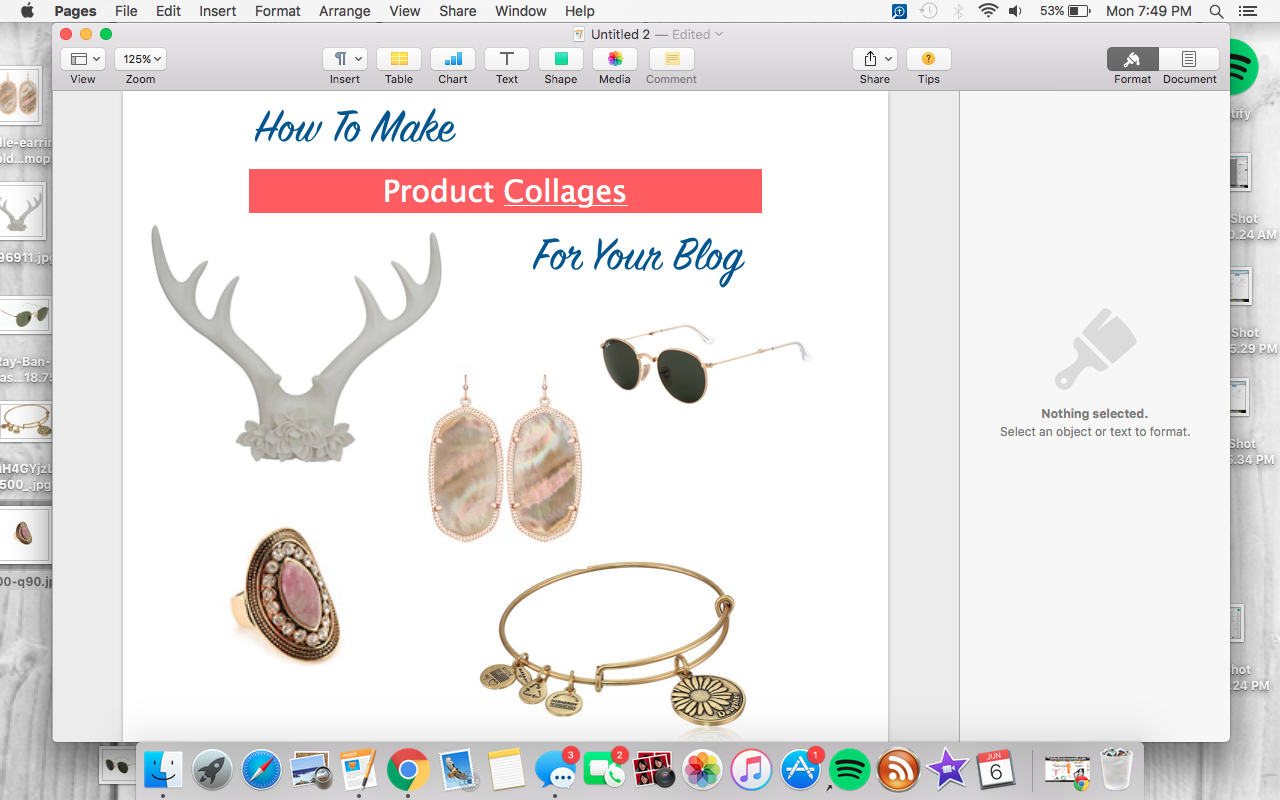 How To Make Product Collages For Your Blog | SAMANTHA RUE